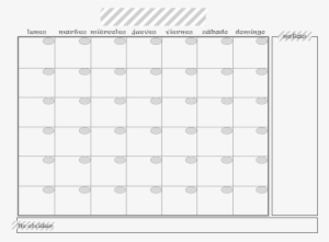 Calendario Para Rellenar En Word Espaol - Divided - Free Transparent ...