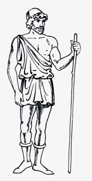 Ancient Greek Man Drawing - Free Transparent PNG Download - PNGkey