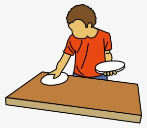 Laying The Table Clipart - Cartoon Set The Table - Free Transparent PNG ...
