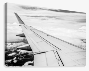 Airplane Wing Canvas Print - Printing - Free Transparent PNG Download ...