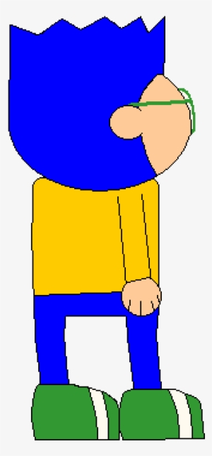 New Joey Slikk With Spiky Hair Partial Back Sprite - Transgender - Free ...