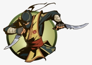 Ninja Man Knives 2 - Shadow Fight 2 Ninja Characters - Free Transparent ...