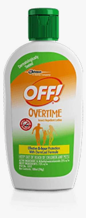 Off ® Overtime Insect Repellent Lotion - Off Mosquito Repellent Lotion ...