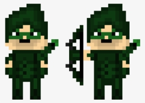 Green Arrow - Green Arrow Pixel Art Transparent - Free Transparent PNG ...