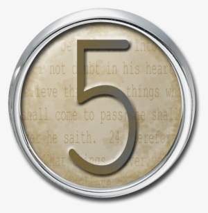 "tan Aged Circles" Png Free Scrapbook Numbers And Symbols - Number ...