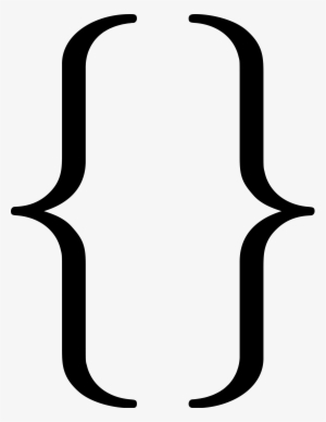 Curly Brackets 1 - Free Transparent PNG Download - PNGkey