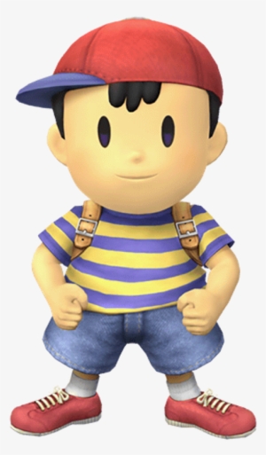 Character Art - - Ness Smash Bros - Free Transparent PNG Download - PNGkey