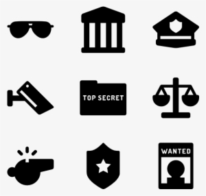 Police Elements 35 Icons - Police Icons - Free Transparent PNG Download ...