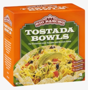 Rio Rancho Gluten Free Tostada Bowl, 4 Count By Rio - Free Transparent ...