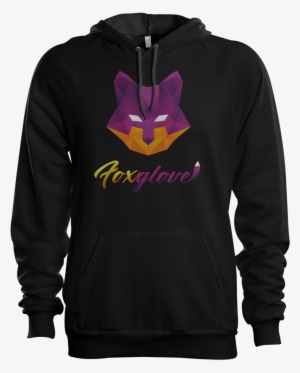 Foxglove Logo Hoodie - Esports Hoodie With Sponsor - Free Transparent ...