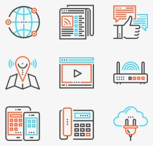 Communication And Connectivity - Diagram - Free Transparent PNG ...