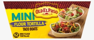Old El Paso Mini Soft Taco Boats Shells Png Hard Shell - Old El Paso ...