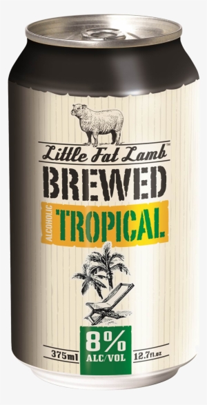 Little Fat Lamb Brewed Tropical Cans 10 Pack 375ml - Caffeinated Drink ...