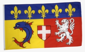 Uww - Drapeau Region Rhone Alpes - Free Transparent PNG Download - PNGkey