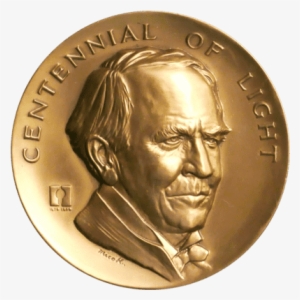 'light Centennial Thomas Edison Medal' By Miko Kaufman - Thomas Edison ...