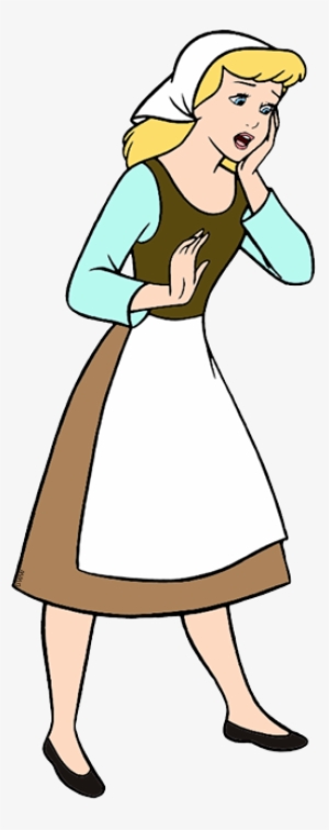 Pumpkin Cinderella Aghast - Cartoon Cinderella In Rags - Free ...
