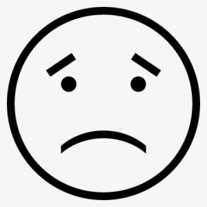 Sad Face Stroke Vector - Close Button Png Icon - Free Transparent PNG ...