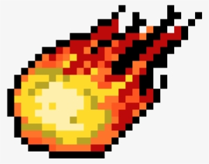 Fireball - Pixel Art - Free Transparent PNG Download - PNGkey
