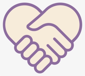 Handshake Heart Icon - Hand Shake Icon - Free Transparent PNG Download ...