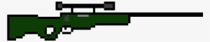 Awp Sniper - Awp Pixel Art - Free Transparent PNG Download - PNGkey