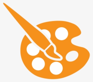 Orange Nimblex Paintbrushpalletorange - Nimblex - Free Transparent PNG ...
