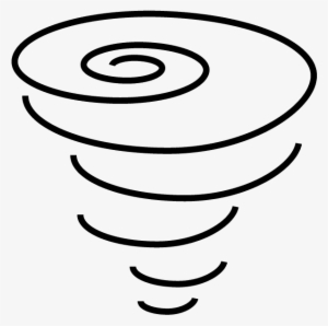 Tornado - Line Art - Free Transparent PNG Download - PNGkey