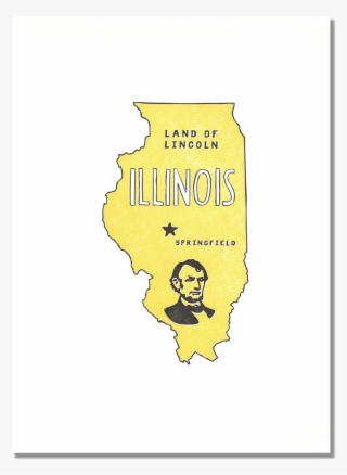 Illinois State Print - Poster - Free Transparent PNG Download - PNGkey
