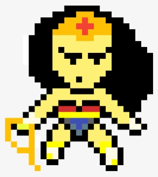 Wonder Woman Is Here - Wonder Woman 8 Bit - Free Transparent PNG ...