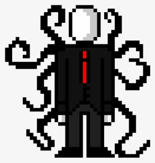 Slenderman - Pixel Art Slenderman - Free Transparent PNG Download - PNGkey