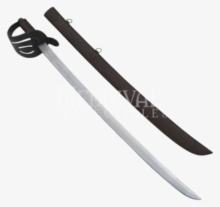 Cartoon Pirate With A Hook And Cutlass Canvas Print - Cartoon Pirates ...