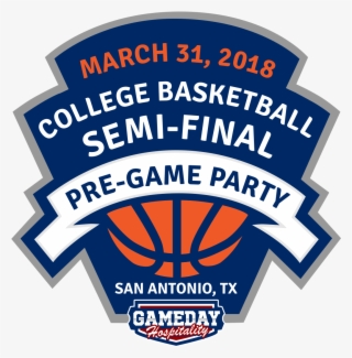 2018 College Basketball Semi Final Pre Game Party - Diy Basketball Logo ...