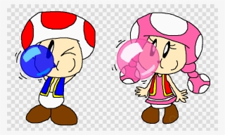 Download Toad Clipart Toad Luigi Mario Character Pink - Toadette Bubb ...