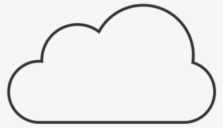 Transparent Cloud Outline - Line Art - Free Transparent PNG Download ...