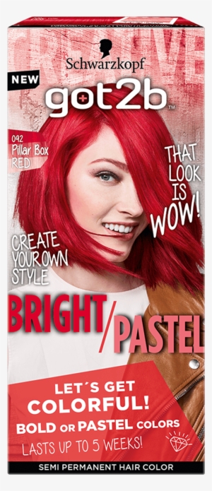 Got2b Color Com Bright Pastel 092 Pillar Box Red - Got2b Tönung Farb ...