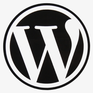 Wordpress 3″round Sticker - Wordpress Logo Png - Free Transparent PNG ...