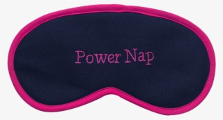 Power Nap Pink Eye Mask - Sleep Mask - Free Transparent PNG Download ...