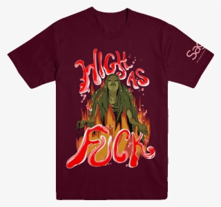 Saga High As F**k T-shirt - Saga Comic High As Fuck - Free Transparent ...