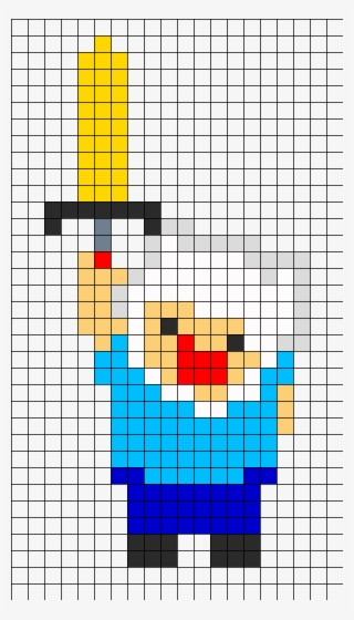 Finn And His Sword - Finn 8 Bits - Free Transparent PNG Download - PNGkey