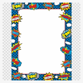 Download Superhero Border Png Clipart Superhero Clip - Superhero Frame ...
