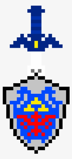 Master Sword - Legend Of Zelda Master Sword Pixel Art - Free ...