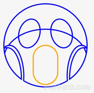 Draw The Alphabet “o” For The Mouth To Show How Scared - Art - Free ...