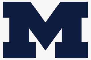 Michiganm Nvy - Michigan Blue Block M - Free Transparent PNG Download ...