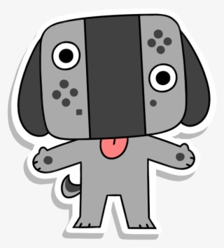 Swoof The Switch Dog Sticker - Switch Controller Dog Png - Free ...