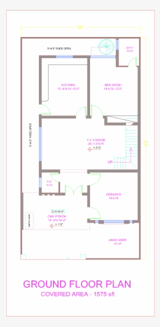 10 Marla House Maps In Pakistan - 2 Marla House In Pakistan Map - Free ...