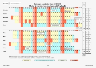 Calendariogm14 Etsab Barcelona School Of Architecture - Diagram - Free ...