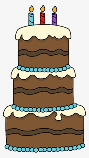 Birthday Cake Drawing - 3 Layer Cake Clipart - Free Transparent PNG ...