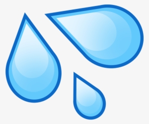 Water Drop Emoji - Free Transparent PNG Download - PNGkey