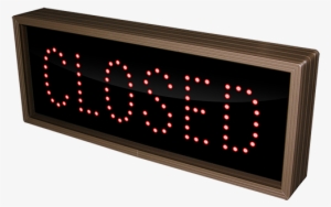 Closed - Led Display - Free Transparent PNG Download - PNGkey