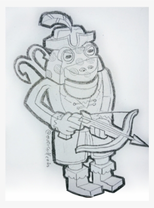 Overkillcoin Frog Assassin - Sketch - Free Transparent PNG Download ...