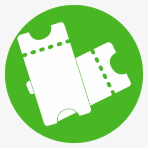 Ticketing System Icon - Green Ticket Icon Png - Free Transparent PNG ...
